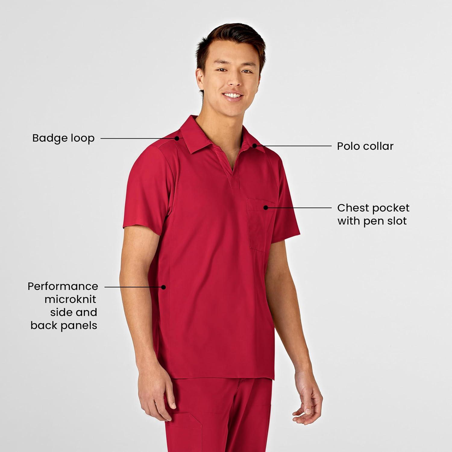 Wink W123 Men’s Flat Front Cargo Scrub Pant(Hunter) - Wink Scrubs ...